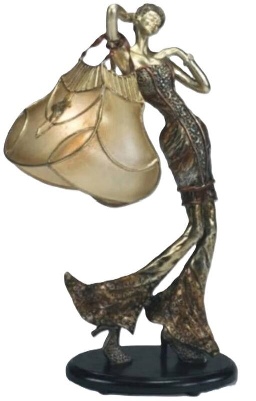 Lady with Purse Table Lamp 29"H | Steinhafels