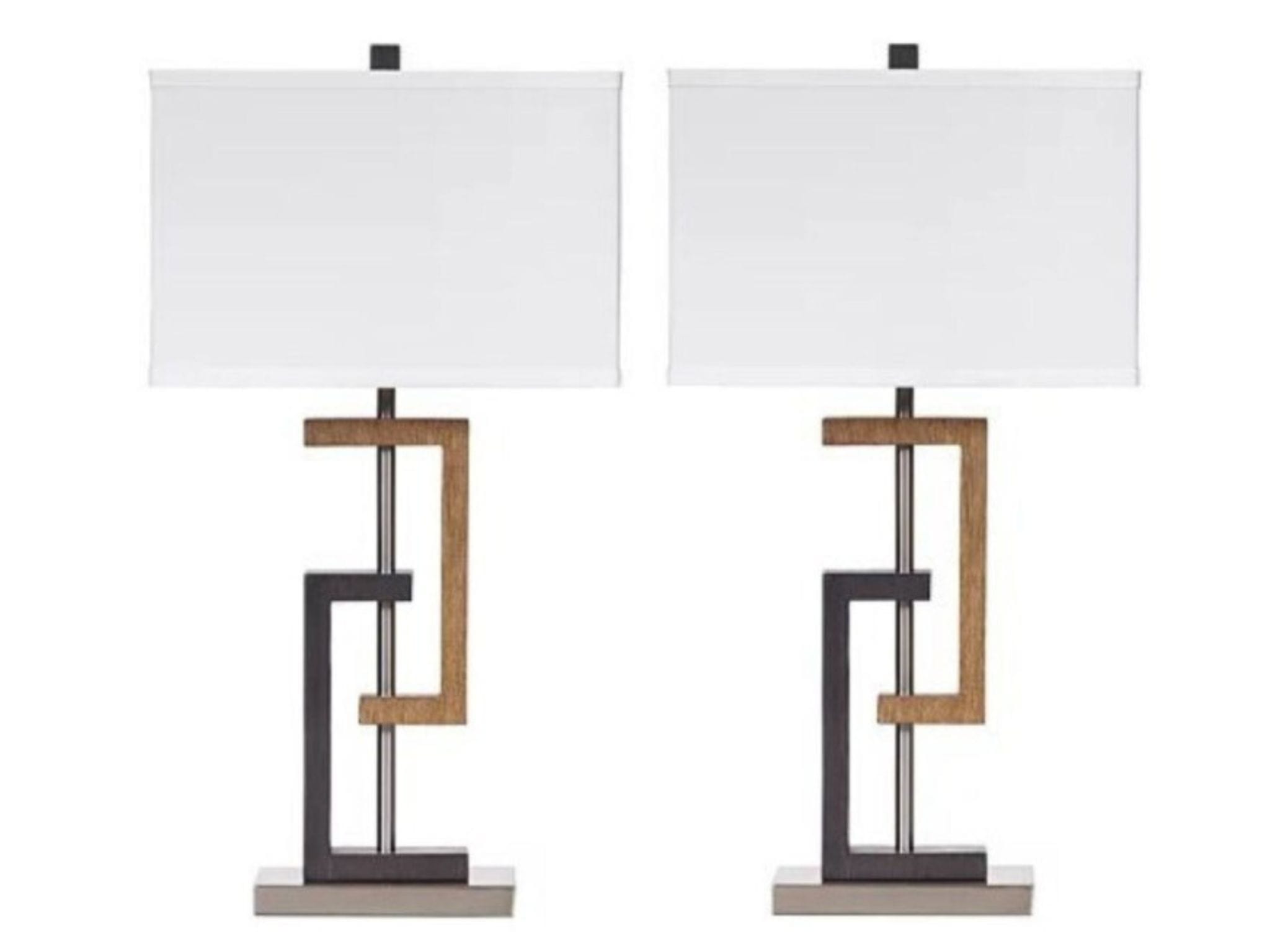 Pair of Two Tone Table Lamps 29"H | Steinhafels
