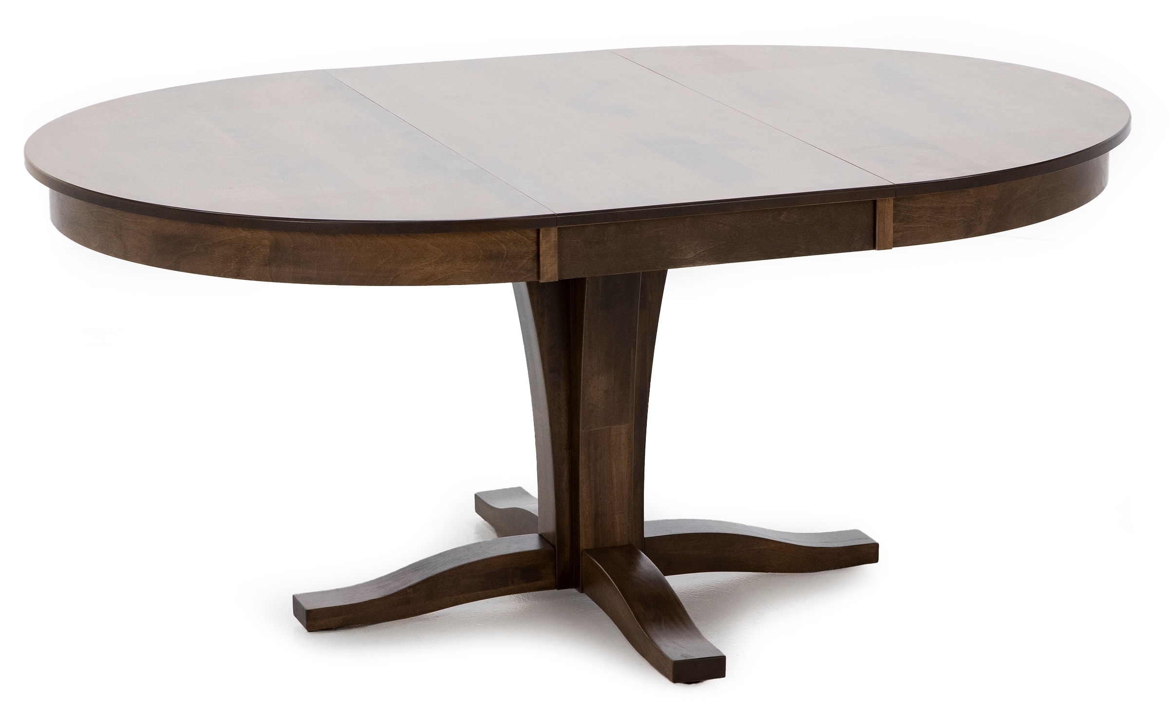 Canadel Gourmet 48-68" Round To Oval Dining Table In 25 Pecan Washed ...