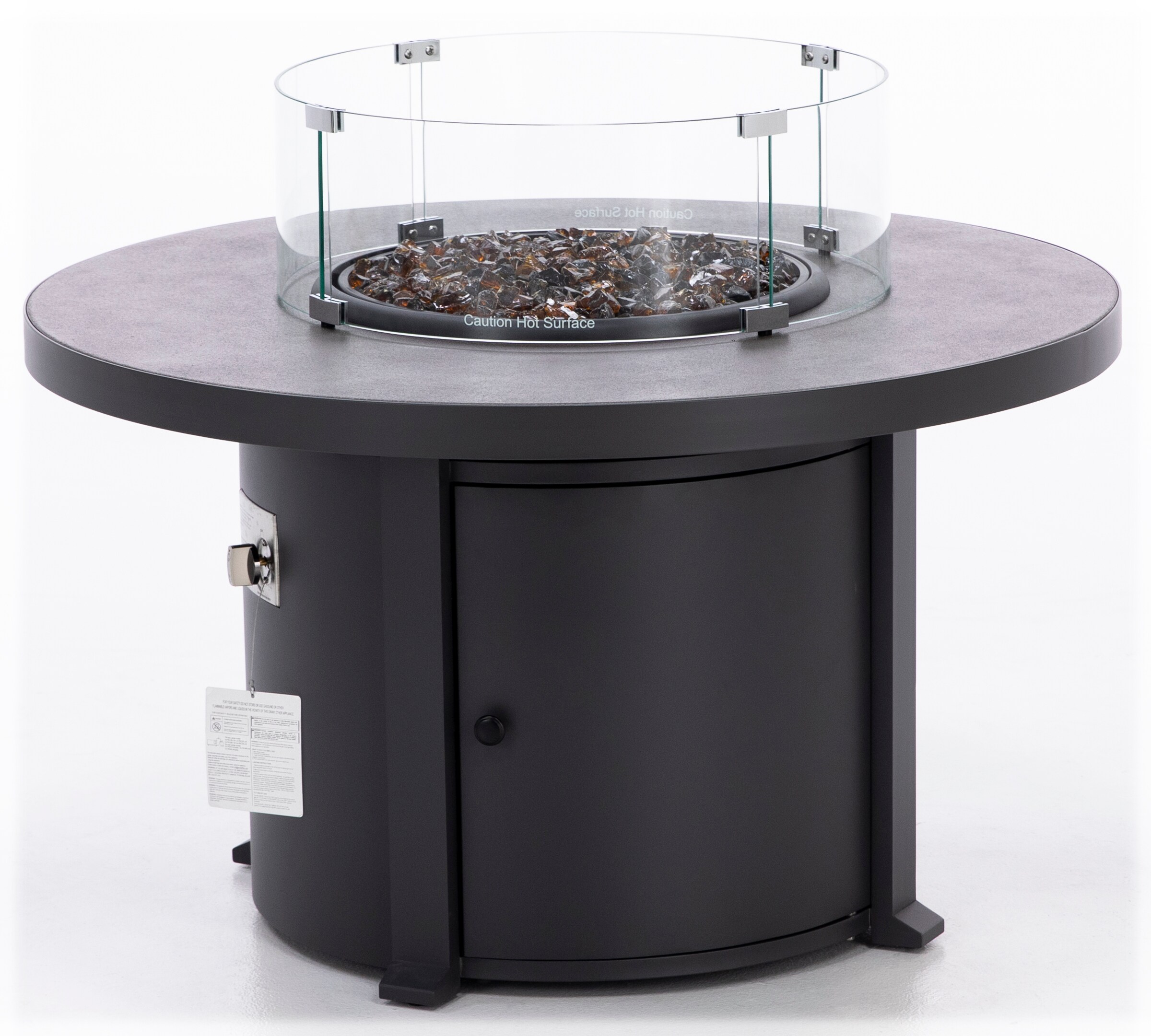 Cal Sil Round Fire Table | Steinhafels
