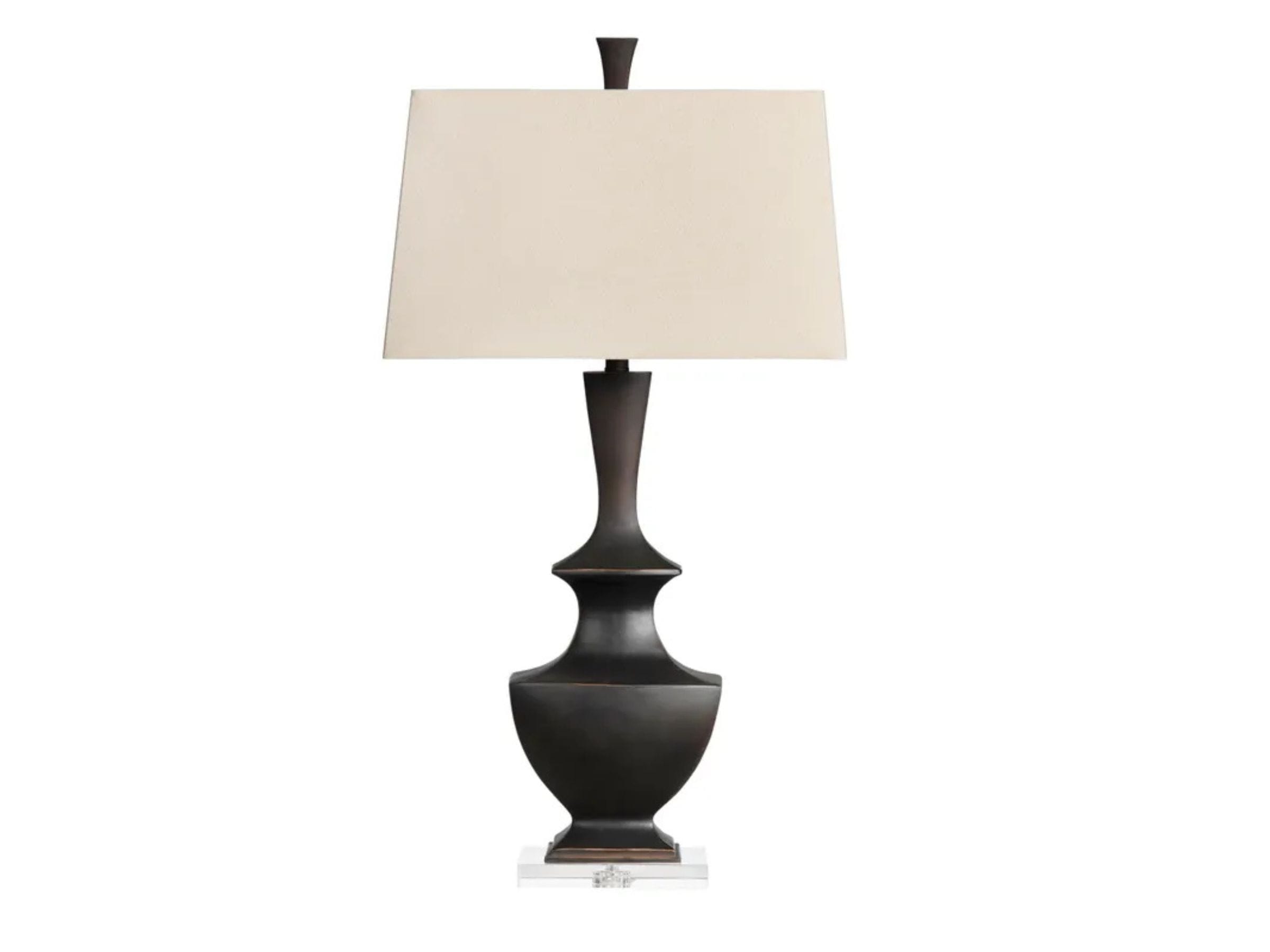 Modern Black Table Lamp 35"H | Steinhafels