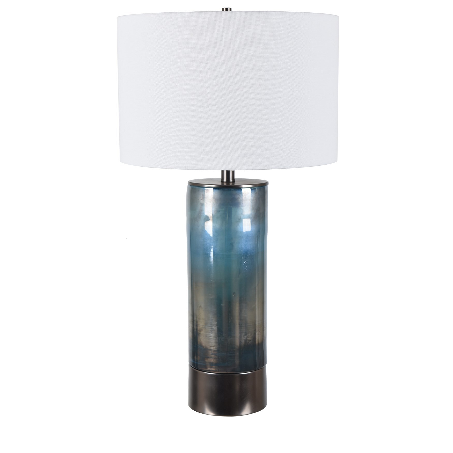 Iridescent glass table lamp store
