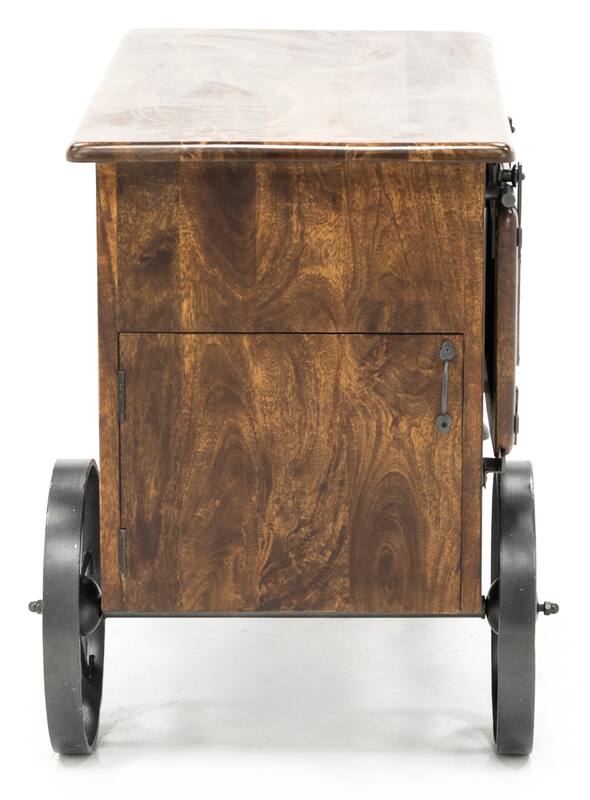 Iron Forge Ice Box Bar Cart | Steinhafels