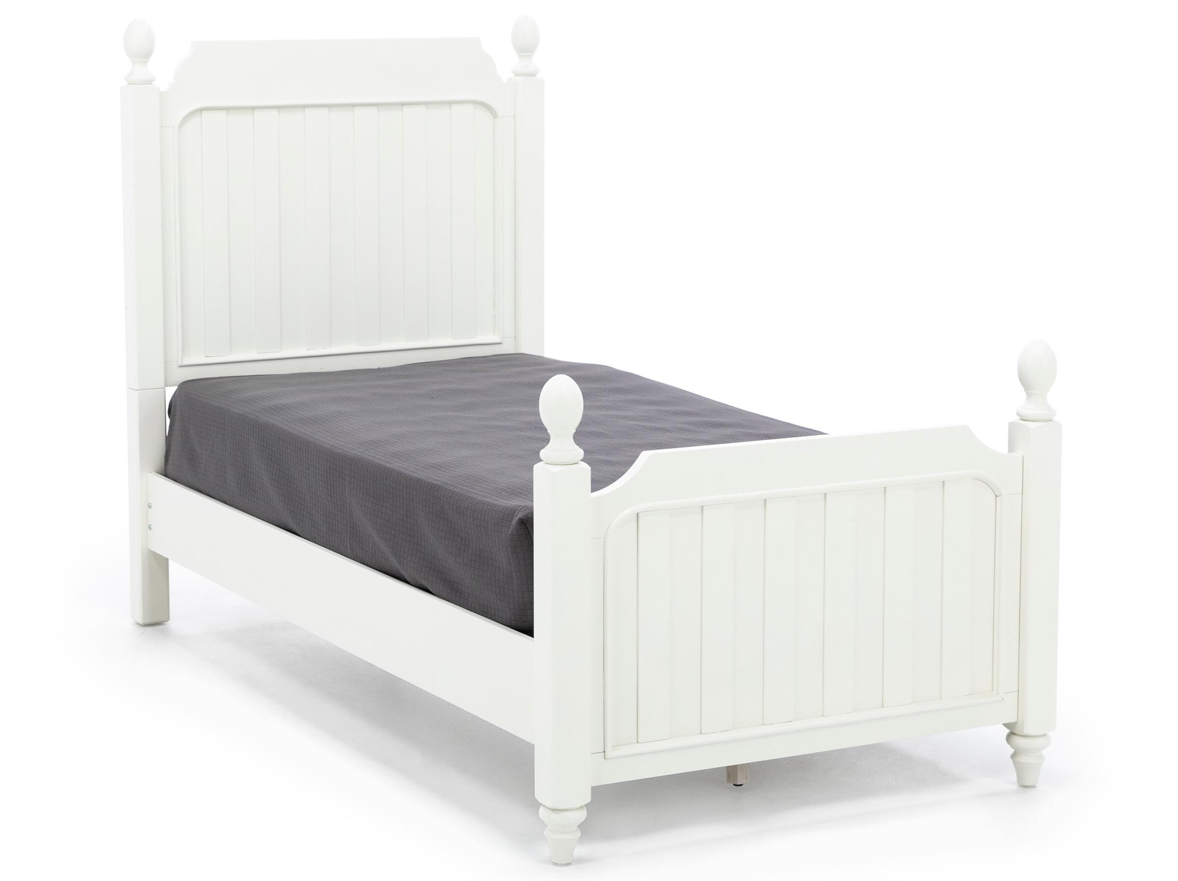 Direct Designs® Classic White Full Panel Bed | Steinhafels