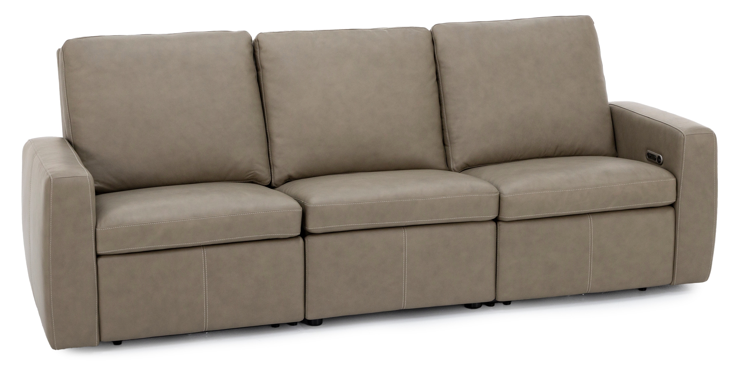 Flexsteel Allison 3-Pc. Leather Power Reclining Wall Saver Sofa | Steinhafels