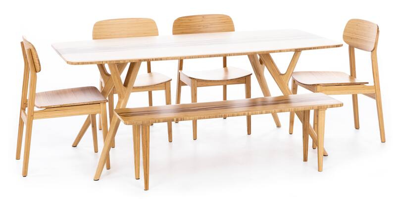 Bamboo Kane 72" Dining Table | Steinhafels
