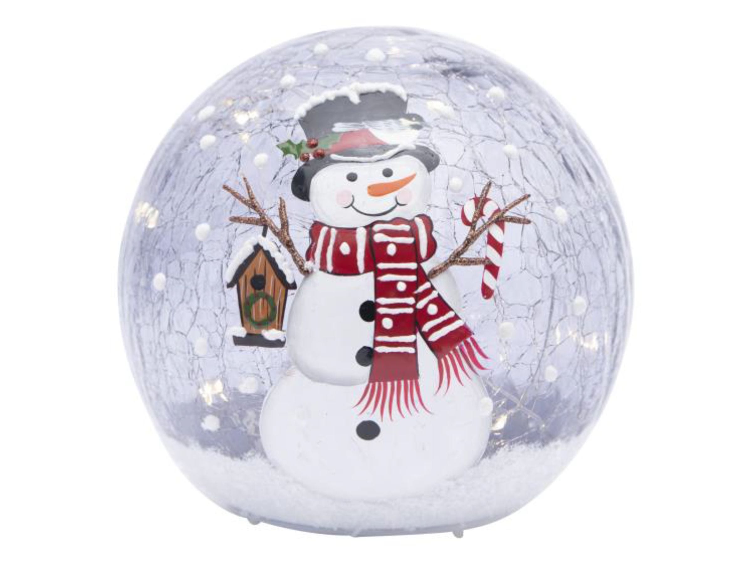 Frosty LED Light-Up Orb 6"W x 5.5"H | Steinhafels
