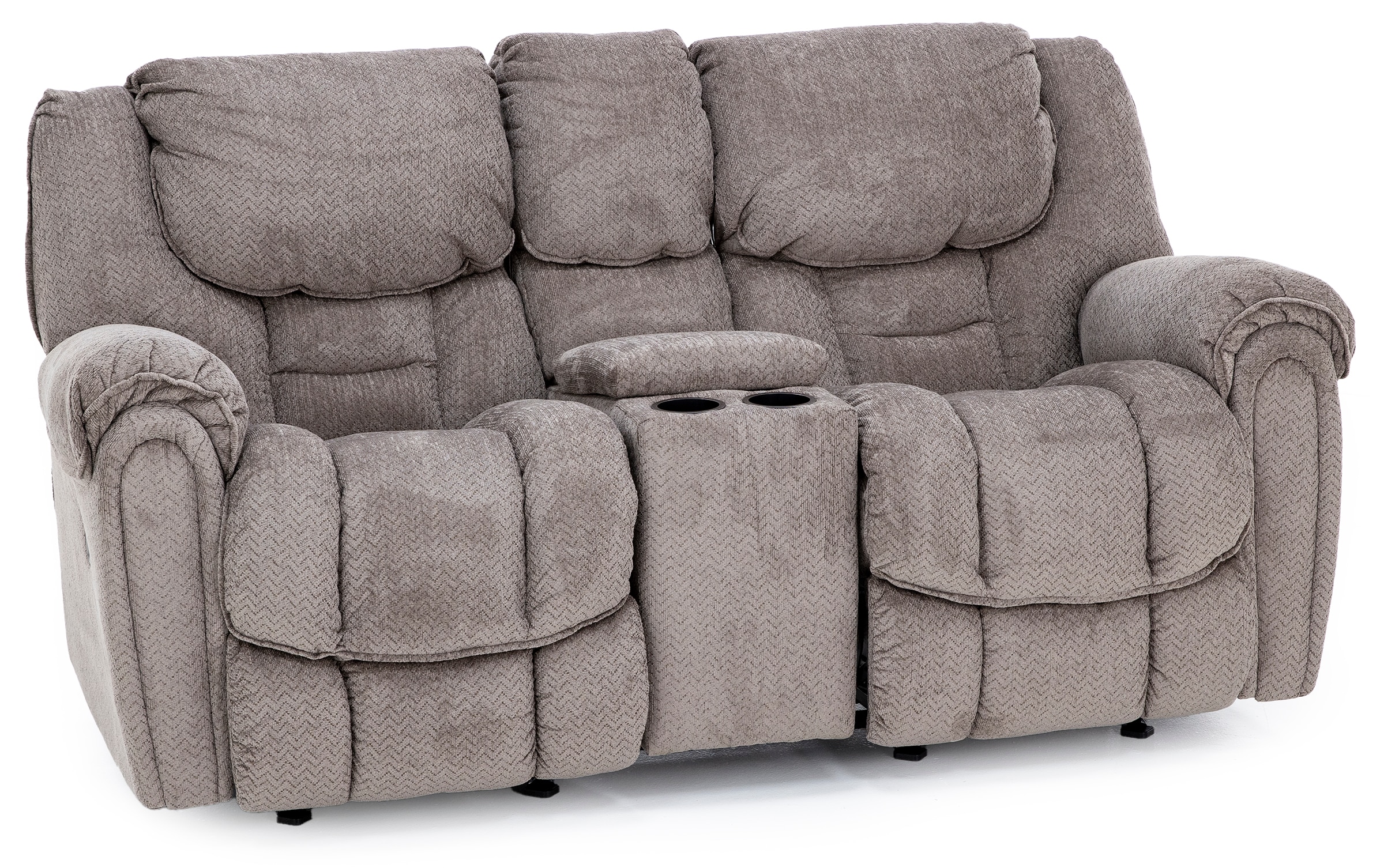 Harlow Rocker Reclining Console Loveseat | Steinhafels
