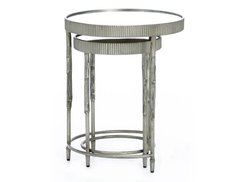 Grand Luxe Silver Nesting Tables | Steinhafels