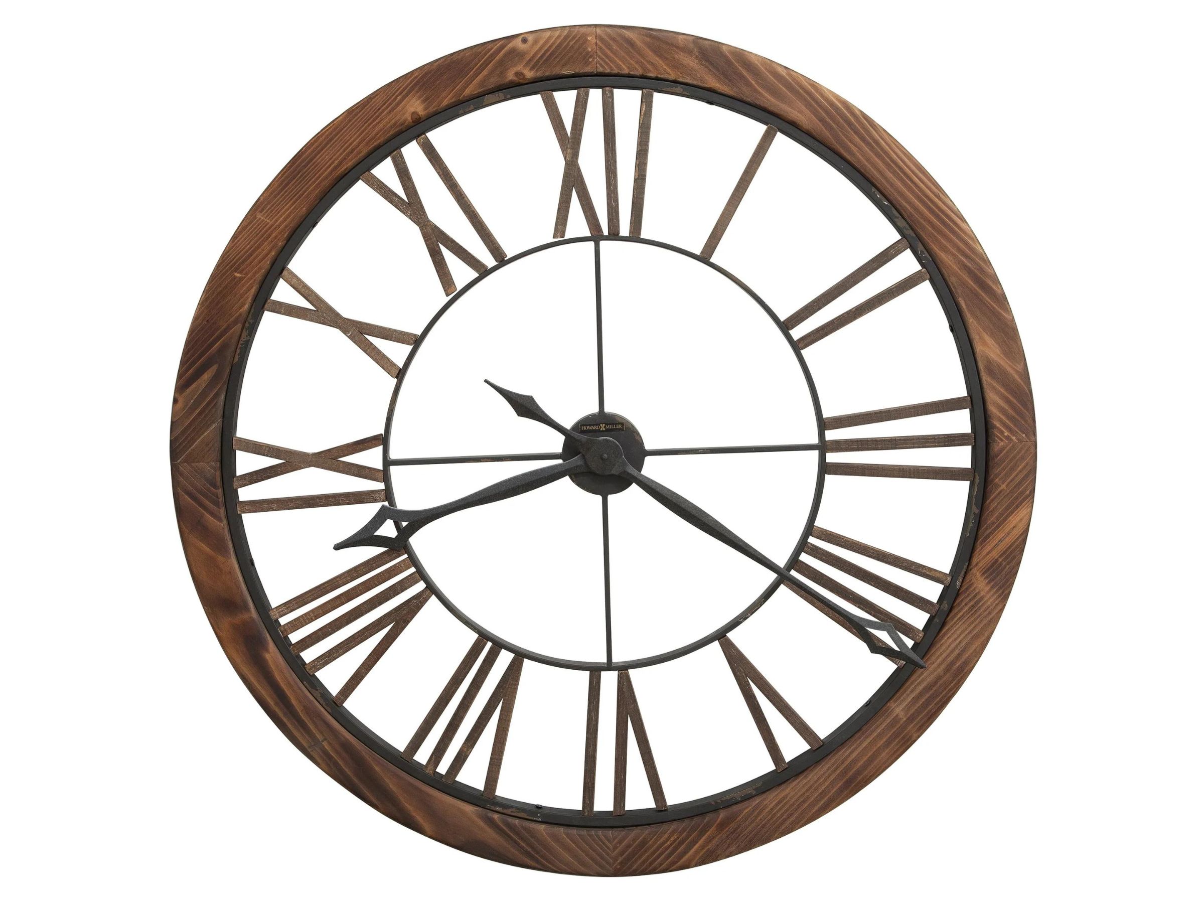 Howard Miller Metal and Wood Wall Clock 32" Round | Steinhafels