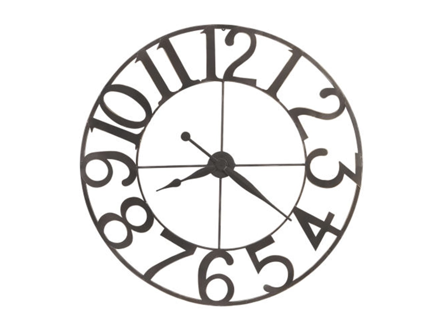 Howard Miller Numeral Wrought Iron Wall Clock 49" | Steinhafels