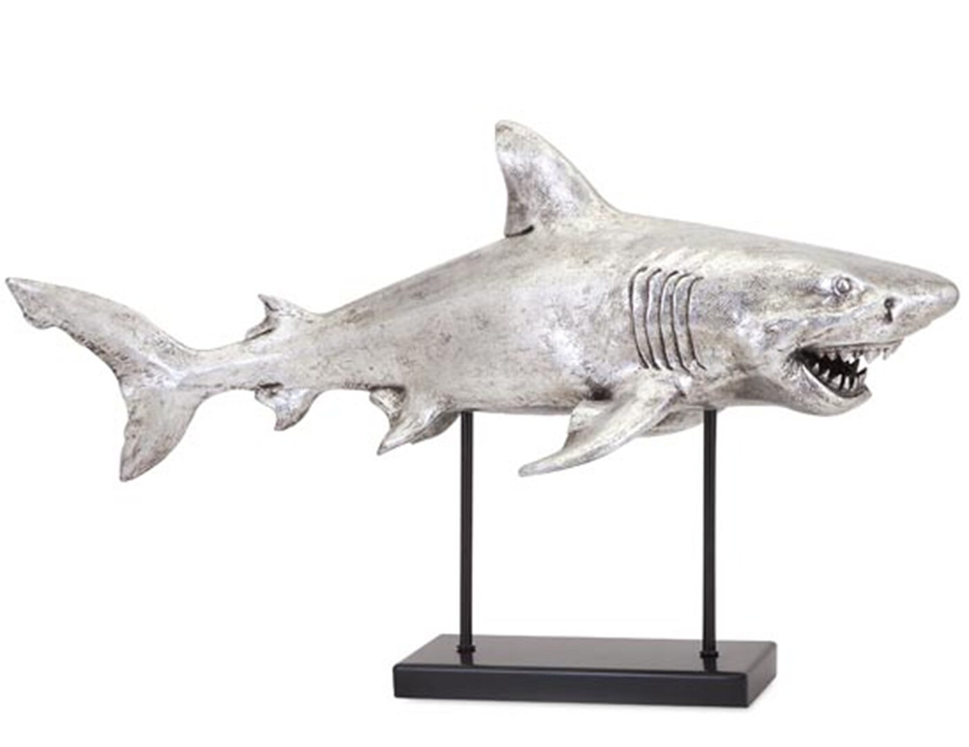 Great White Shark Sculpture 28"W x 17"H | Steinhafels