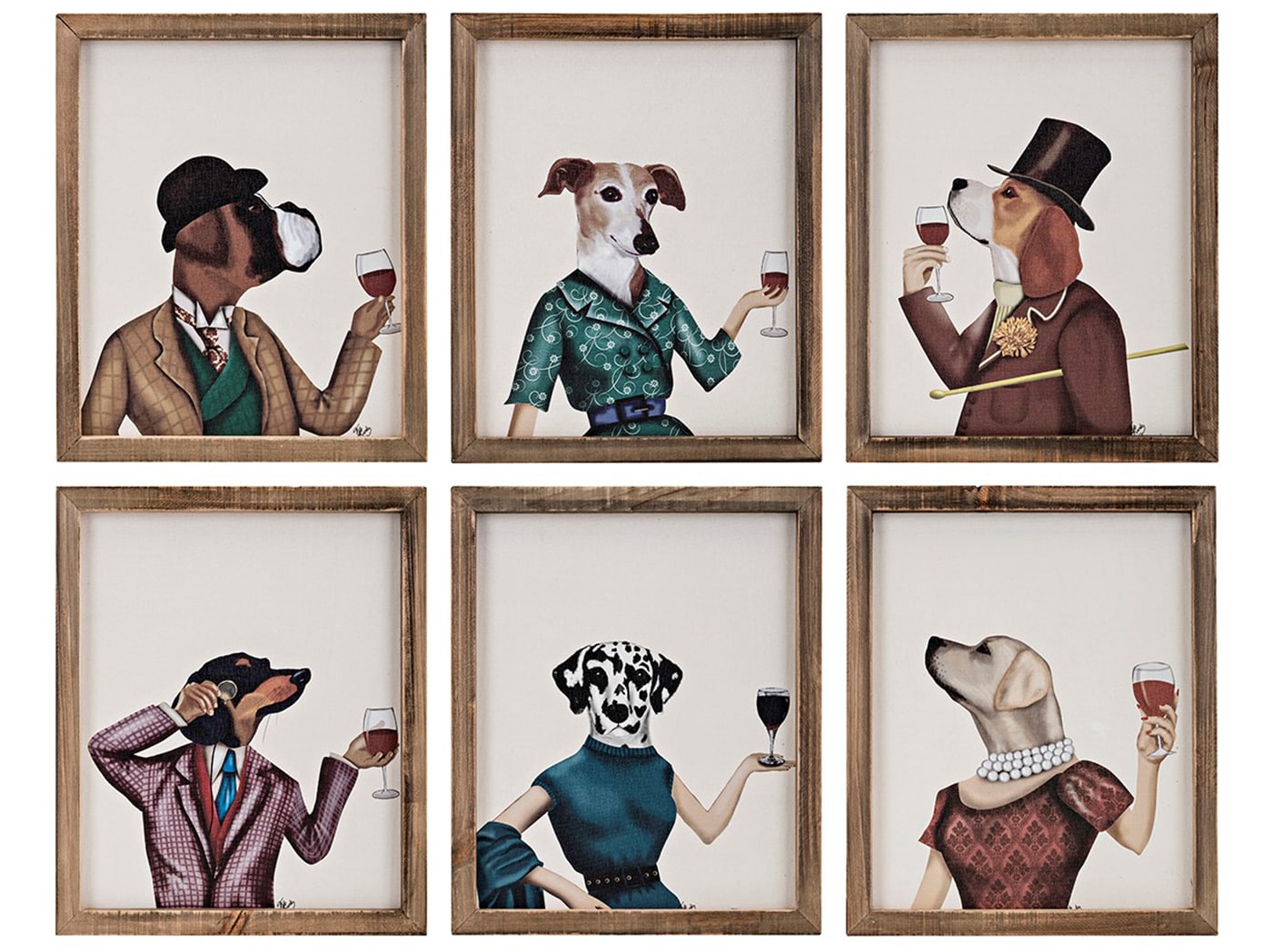 Assorted Dog Cheers Wall Decor Each 10"W x 12"H | Steinhafels