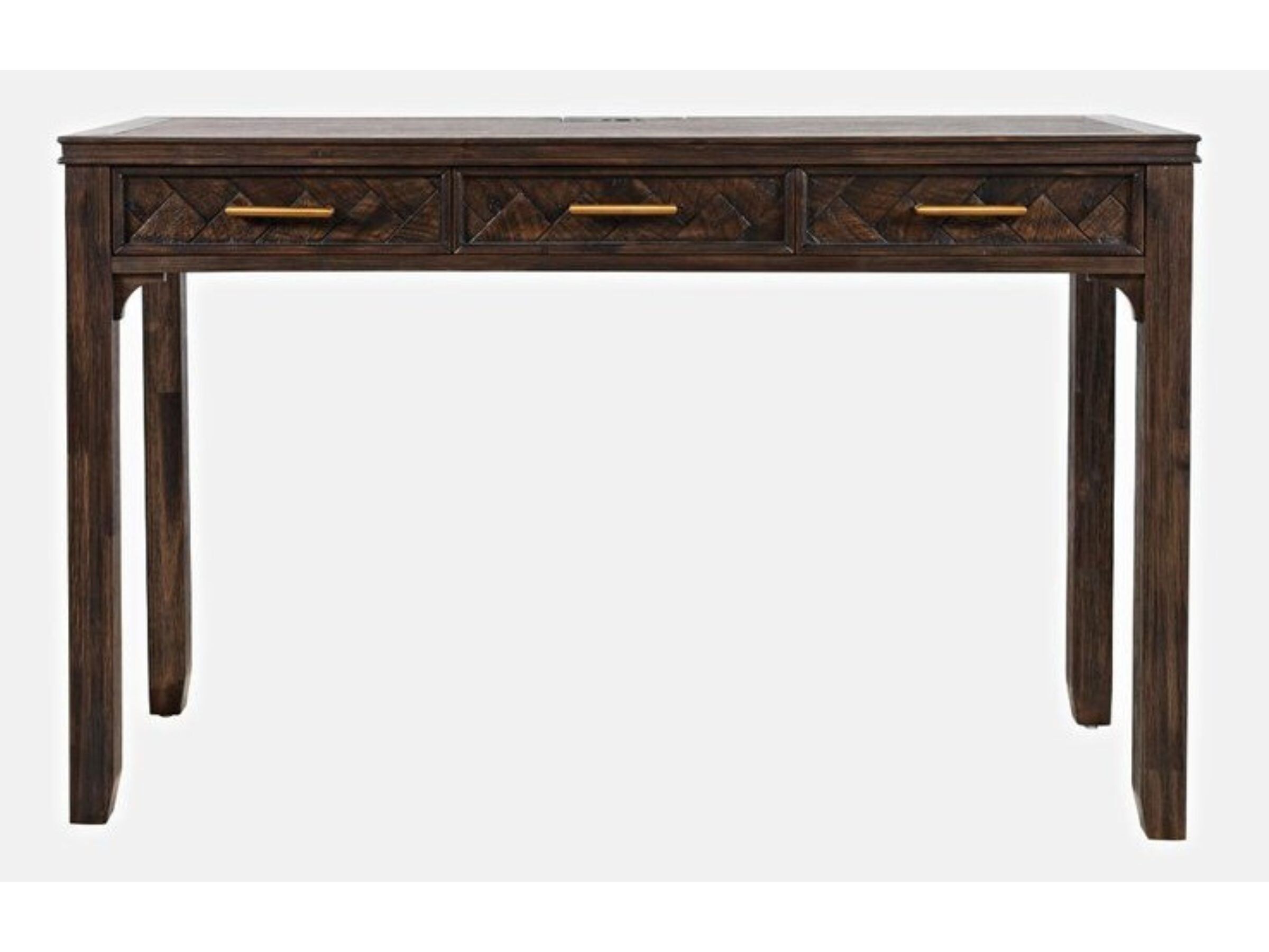 Gramercy Dark Chevron Desk | Steinhafels