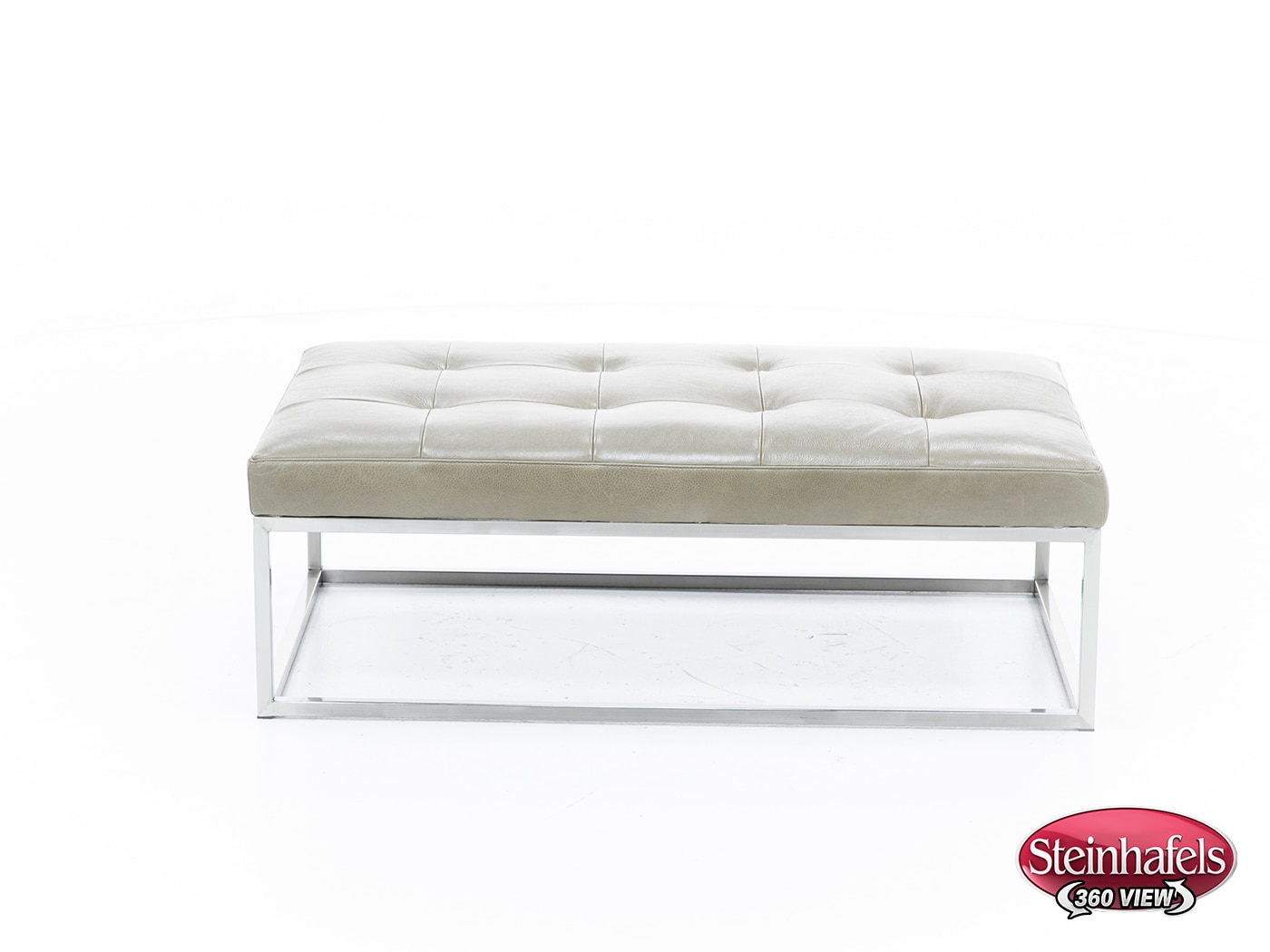 Copley Leather Cocktail Ottoman | Steinhafels
