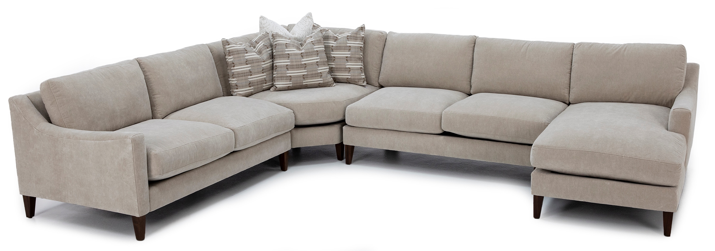 Mostny 4-Pc. Sectional With Four Pillows | Steinhafels