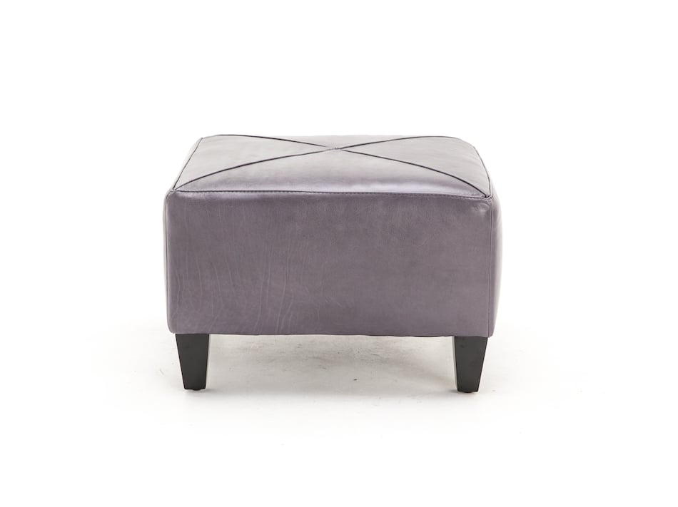 Small Square Leather Custom Ottoman | Steinhafels