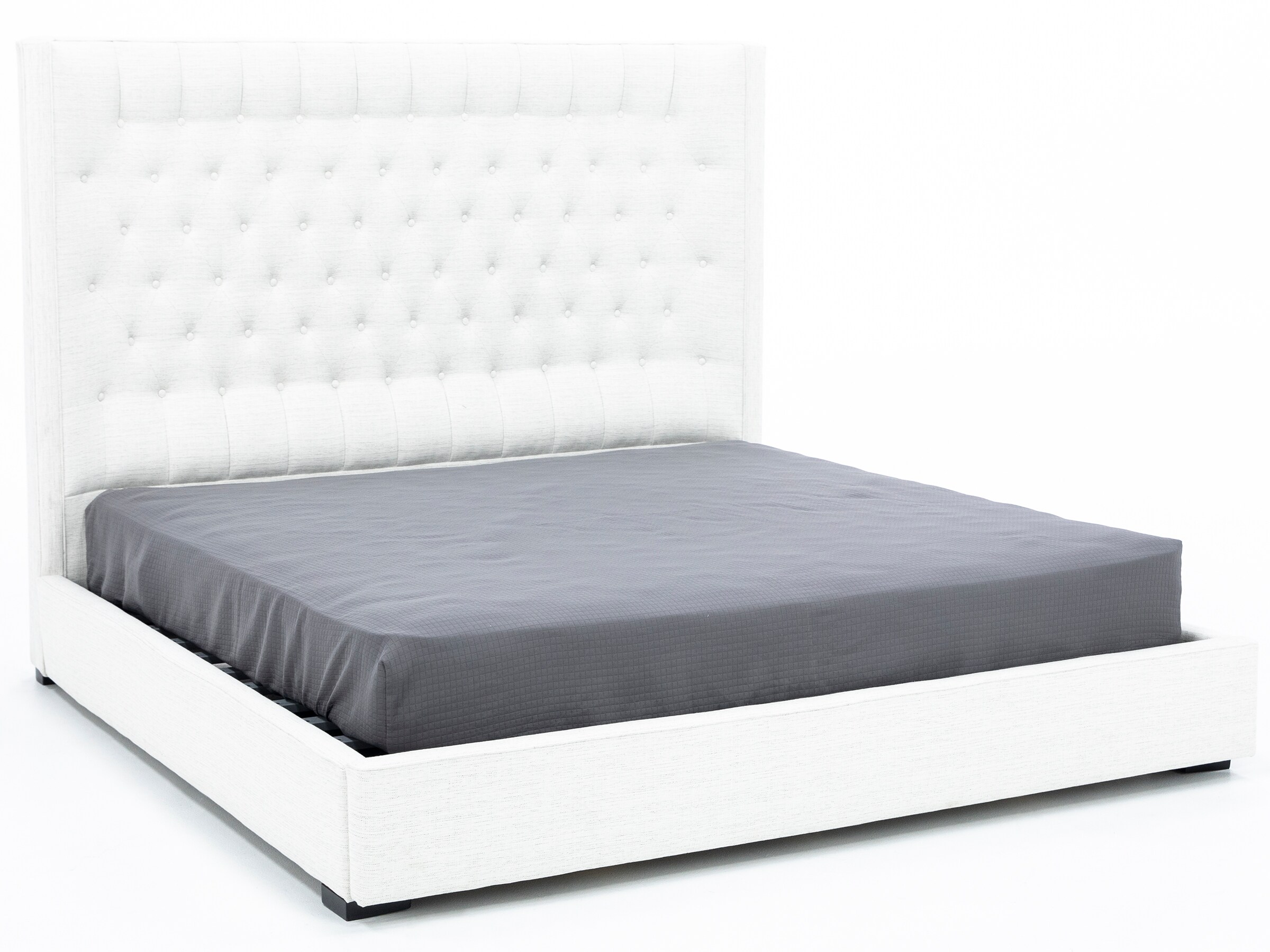 Carly Full Upholstered Bed (Discontinued Slats) | Steinhafels