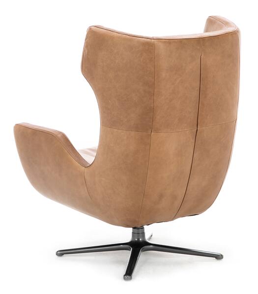 Stark Leather Swivel Chair | Steinhafels