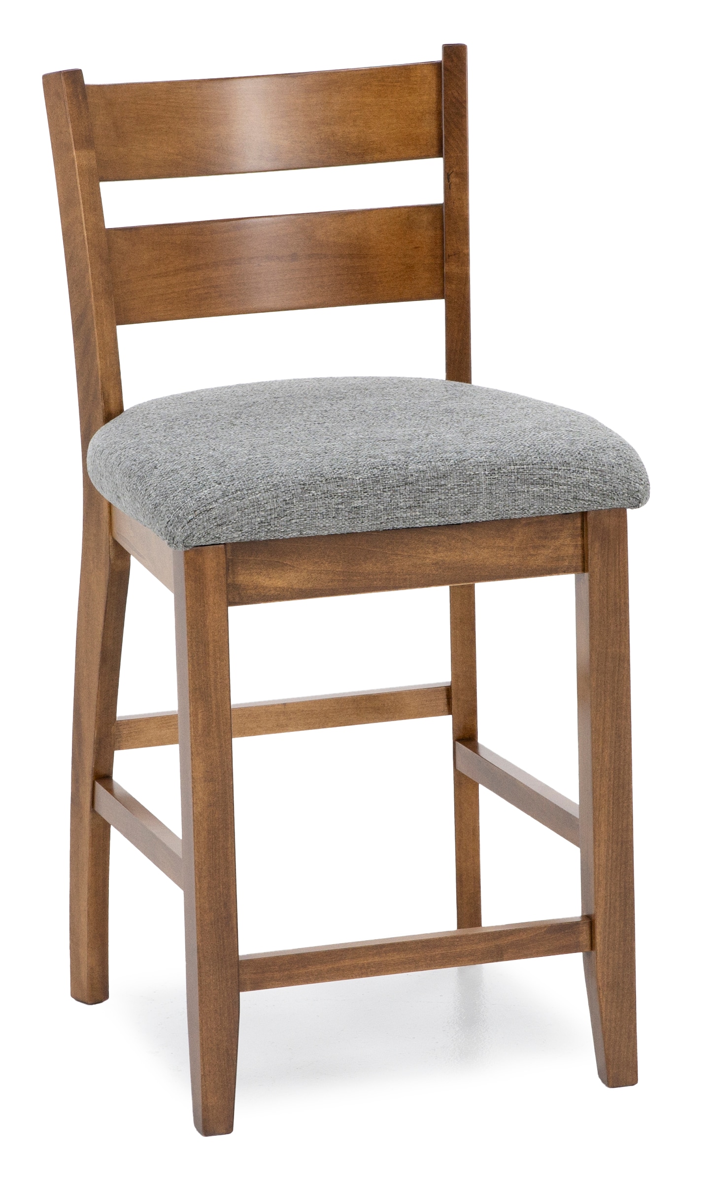 Lillian Ladder Back Upholstered Counter Stool | Steinhafels