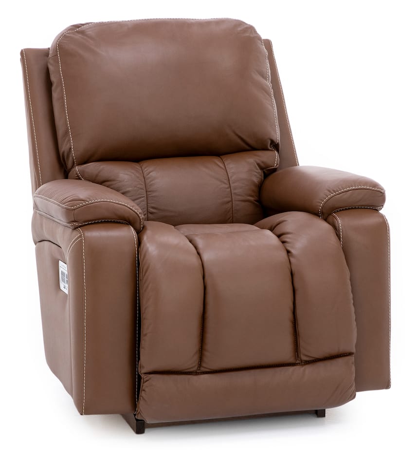 Greyson Leather Fully Loaded Rocker Recliner with Wireless Remote ...