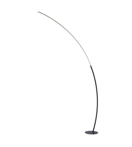 Black LED Arc Lamp 80"H | Steinhafels