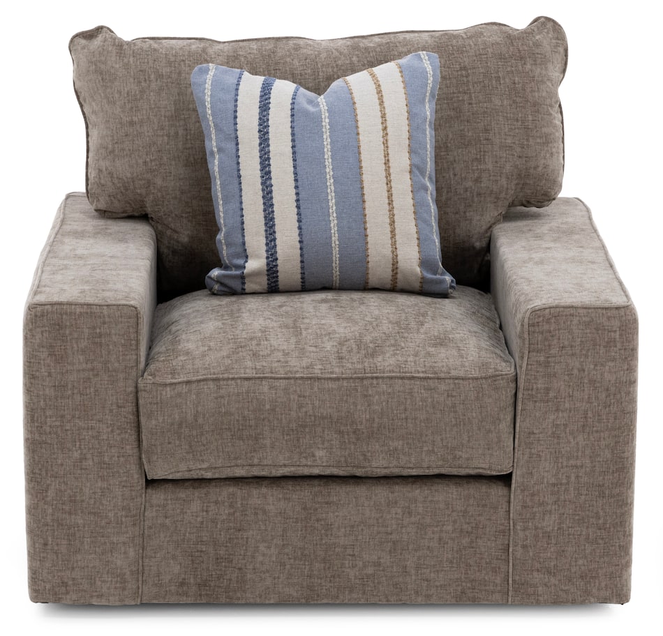 Troy Swivel Chair With Classic Deluxe Cushion | Steinhafels