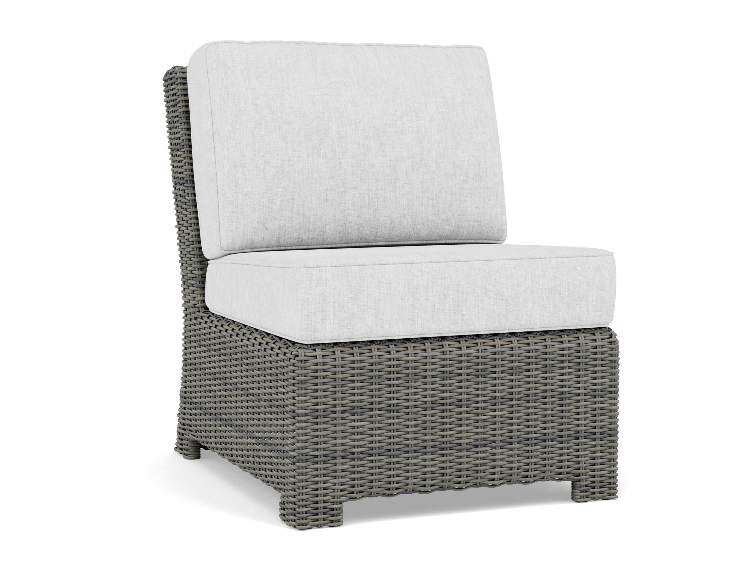 Bainbridge Armless Sectional Middle Chair in Willow Thick with Canvas ...
