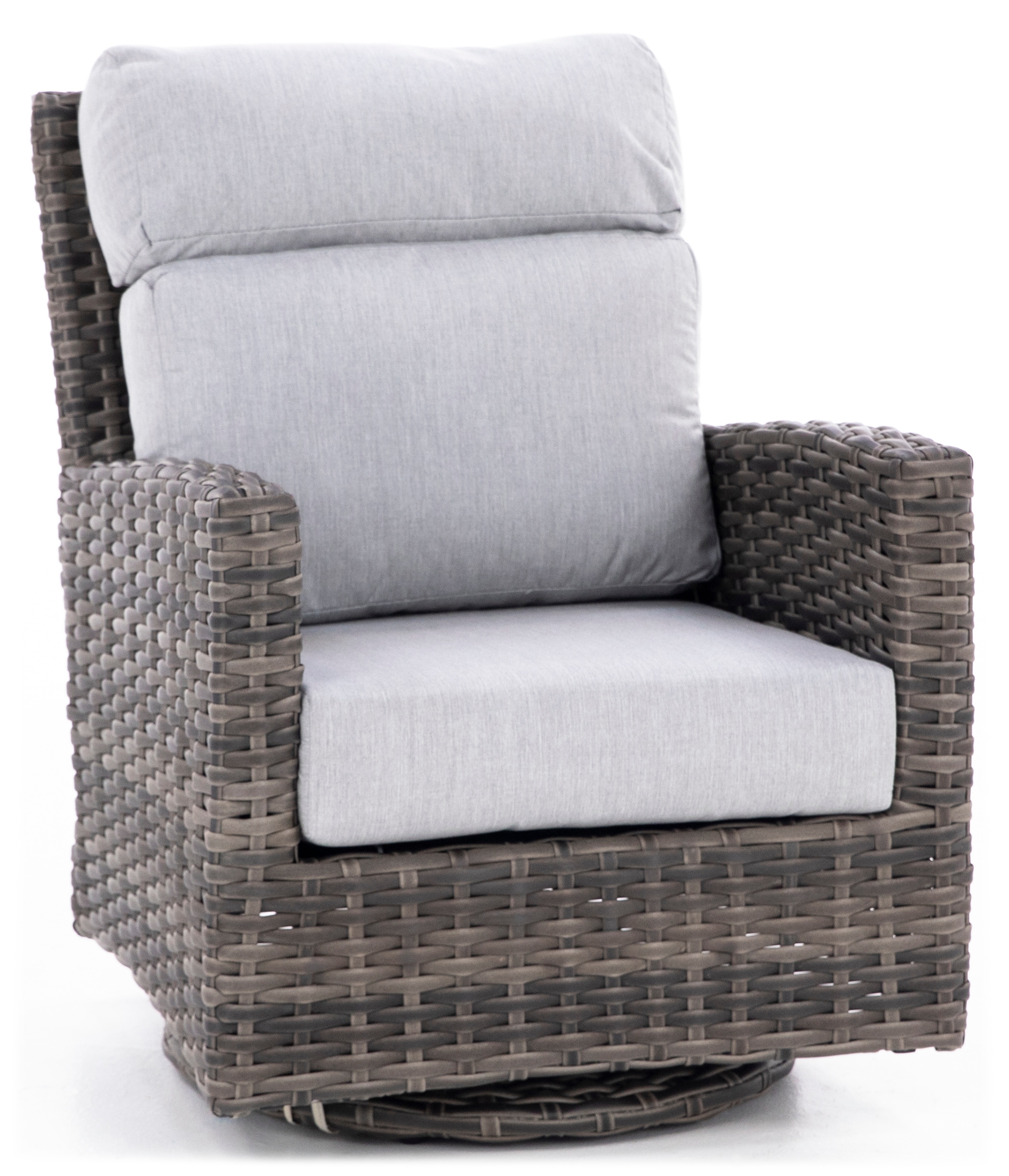 Grand Stafford Swivel Glider in Husk with Canvas Granite Cushion | Steinhafels