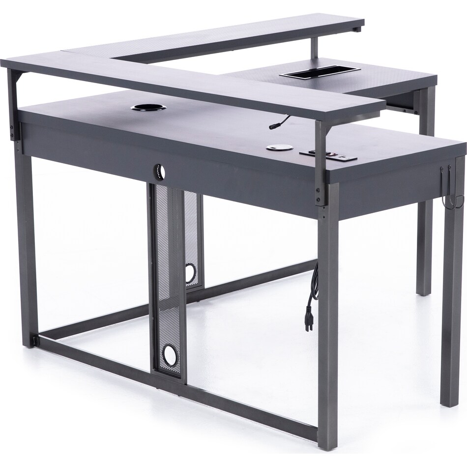 Chevron Gaming L-Desk | Steinhafels
