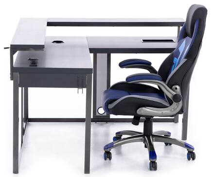 Chevron Gaming L-Desk | Steinhafels
