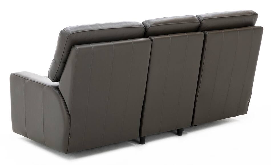 Design and Recline Lyndsey Leather Fully Loaded Reclining Sofa ...