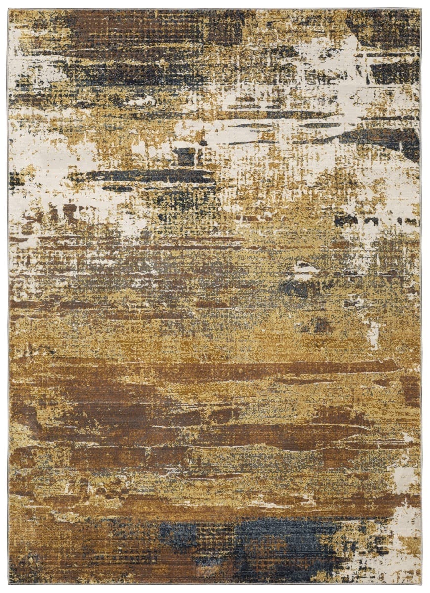 Caravan Gold/Beige Abstract Area Rug | Steinhafels