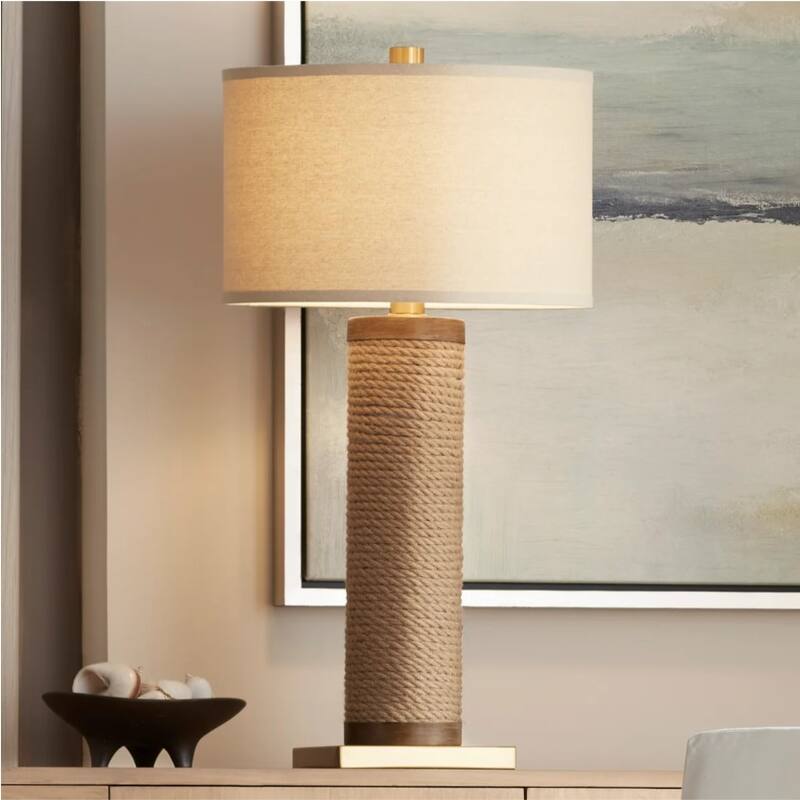 Rope Column Table Lamp 31h Steinhafels