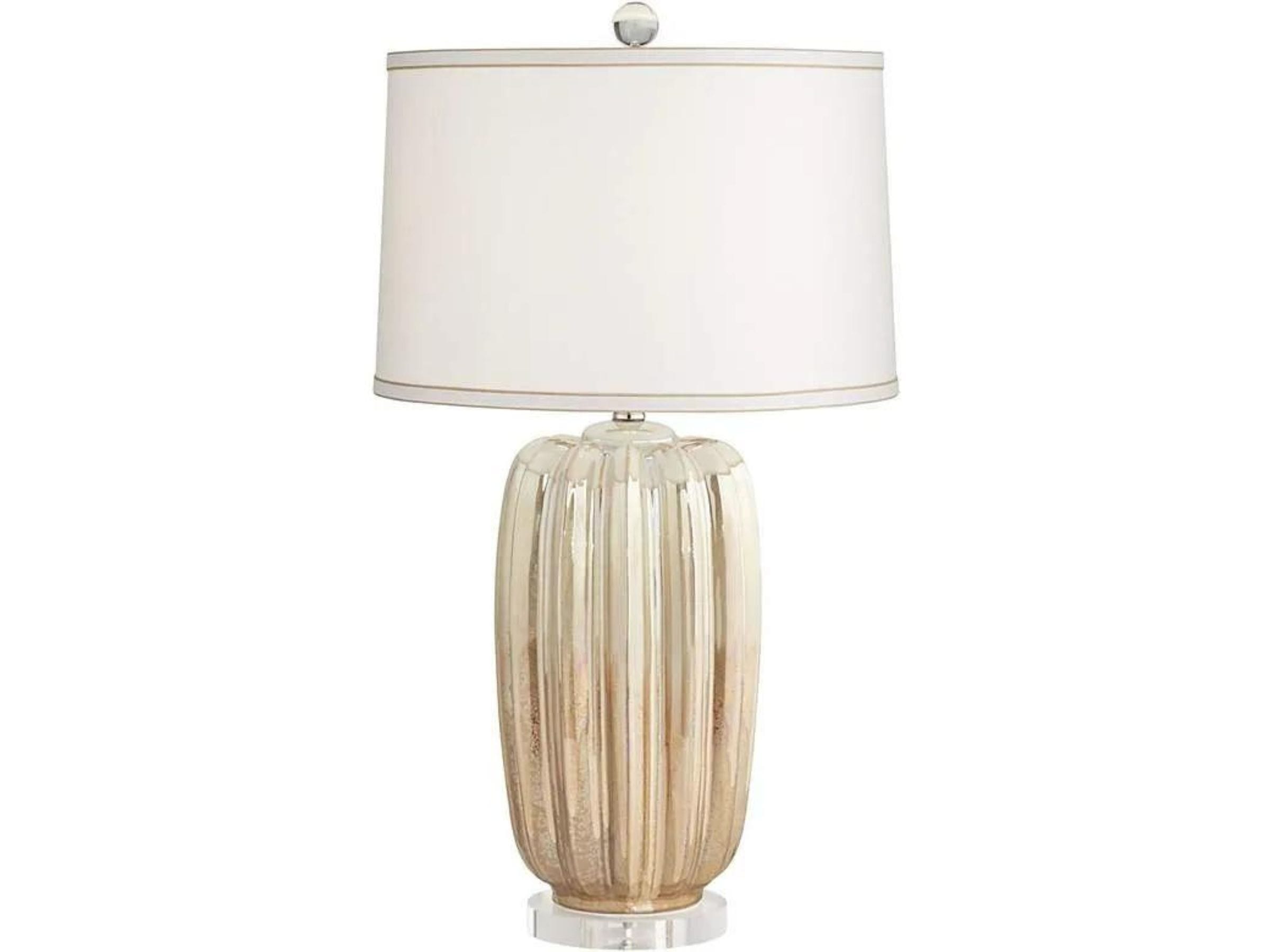 Champagne Ceramic Table Lamp 30"H | Steinhafels