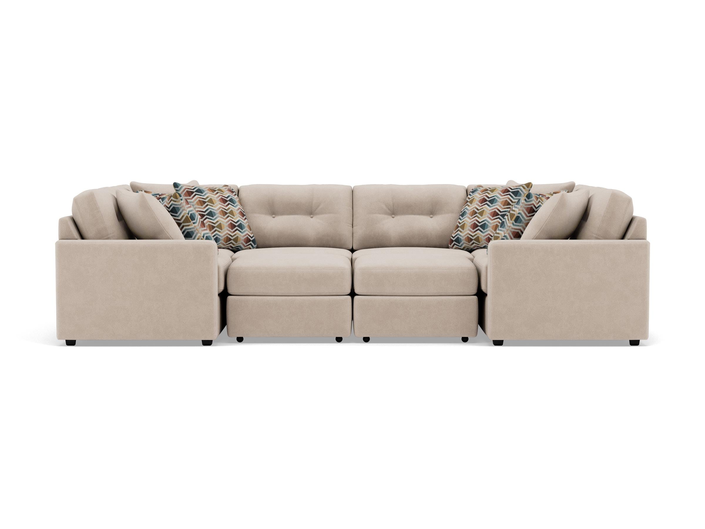 Modular One 10-Pc. Sectional in Stone | Steinhafels