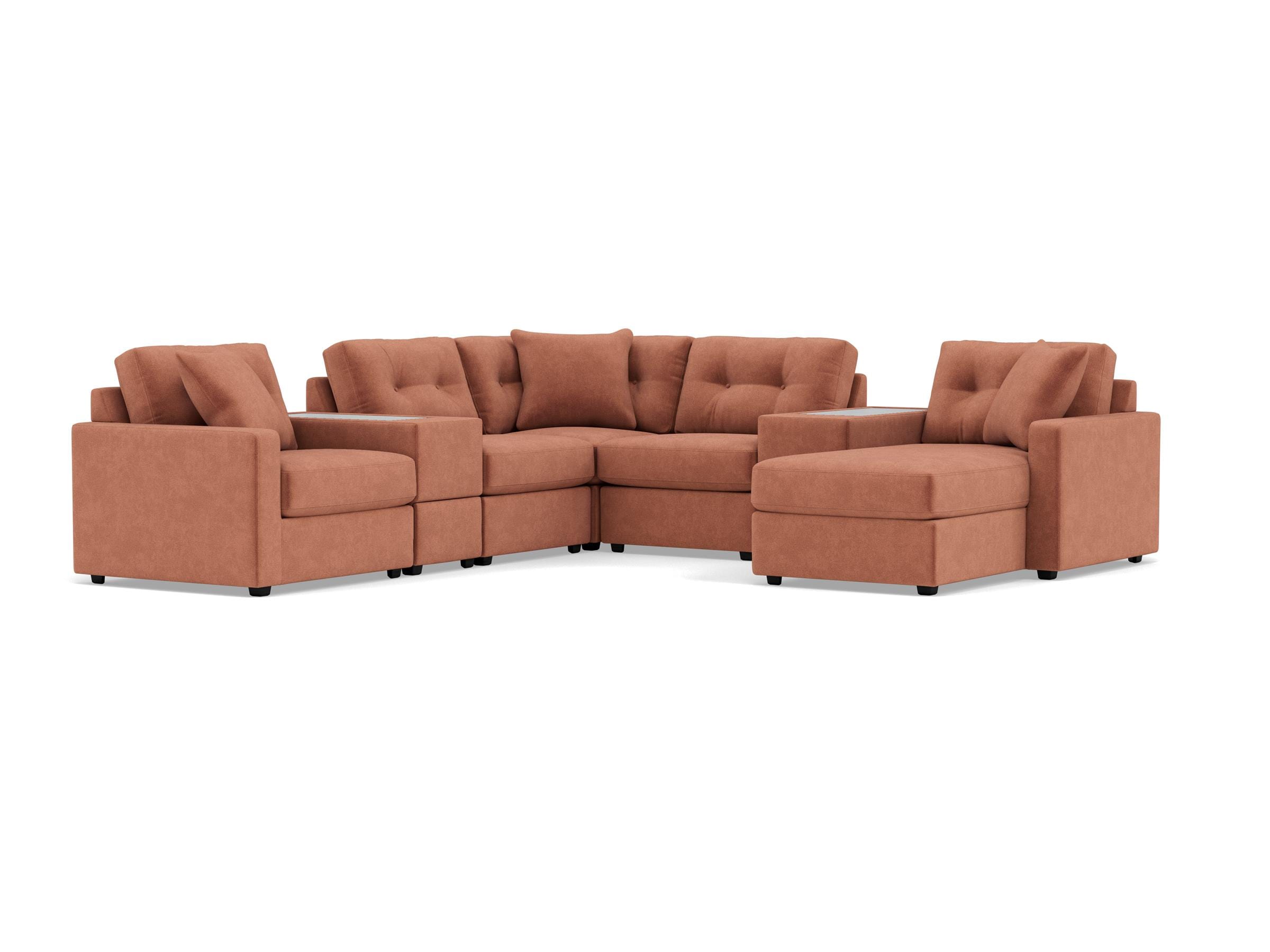 Drew & Jonathan Home Modular One 7-Pc. Chaise Sectional | Steinhafels