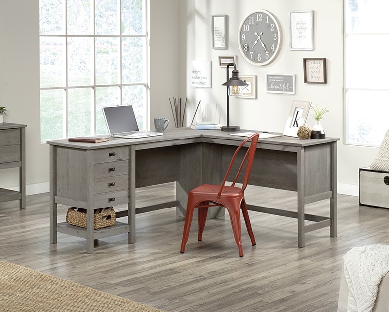 Slatestone l shaped desk store