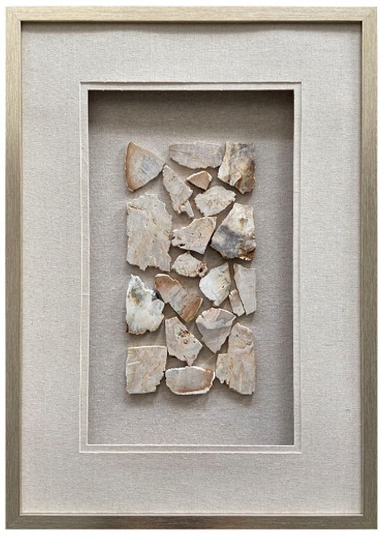 Petrified Stone Framed Wall Decor 20"W x 28"H | Steinhafels