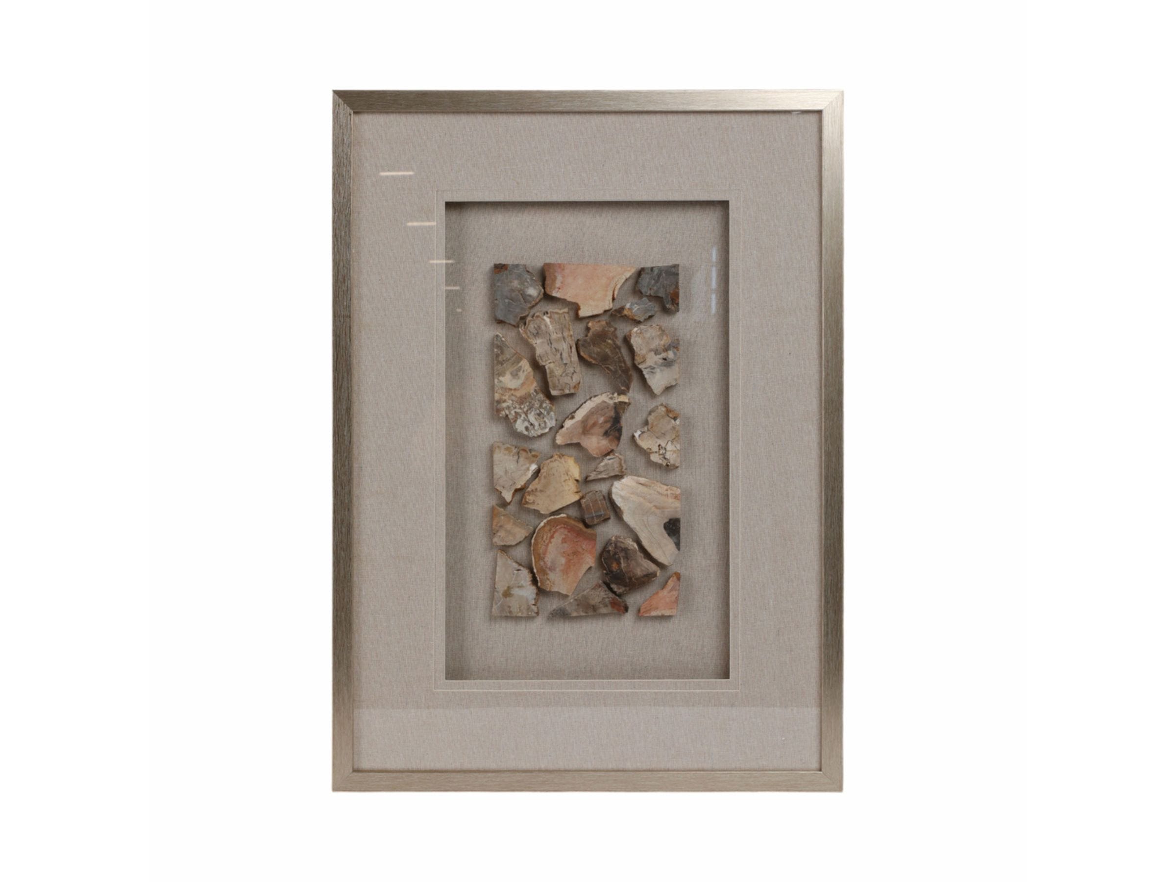 Petrified Stone Framed Wall Decor 20"W x 28"H | Steinhafels