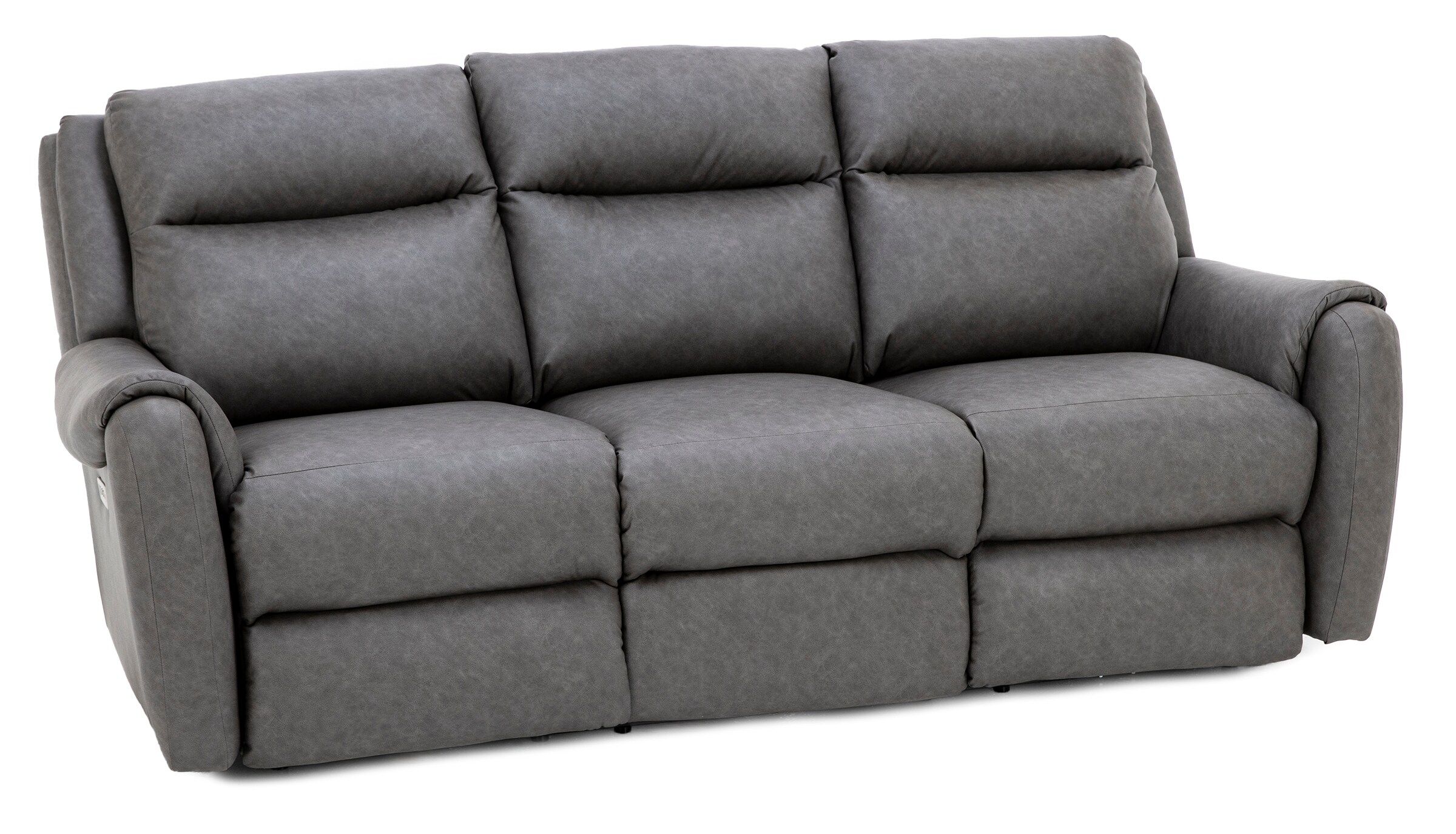 Wesley Fully Loaded Reclining Sofa With Next Level | Steinhafels