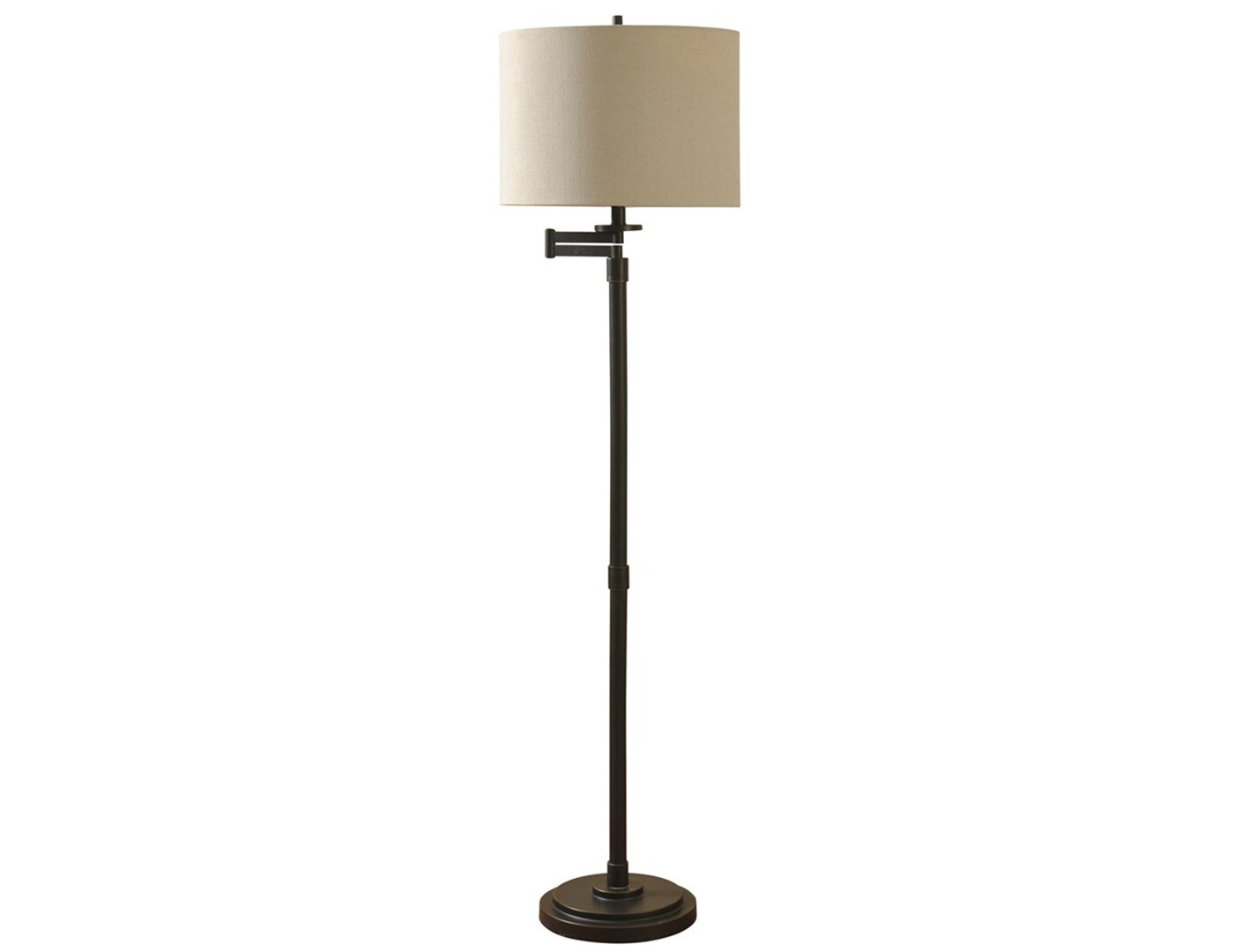 Bronze Swing Arm Floor Lamp 61"H | Steinhafels