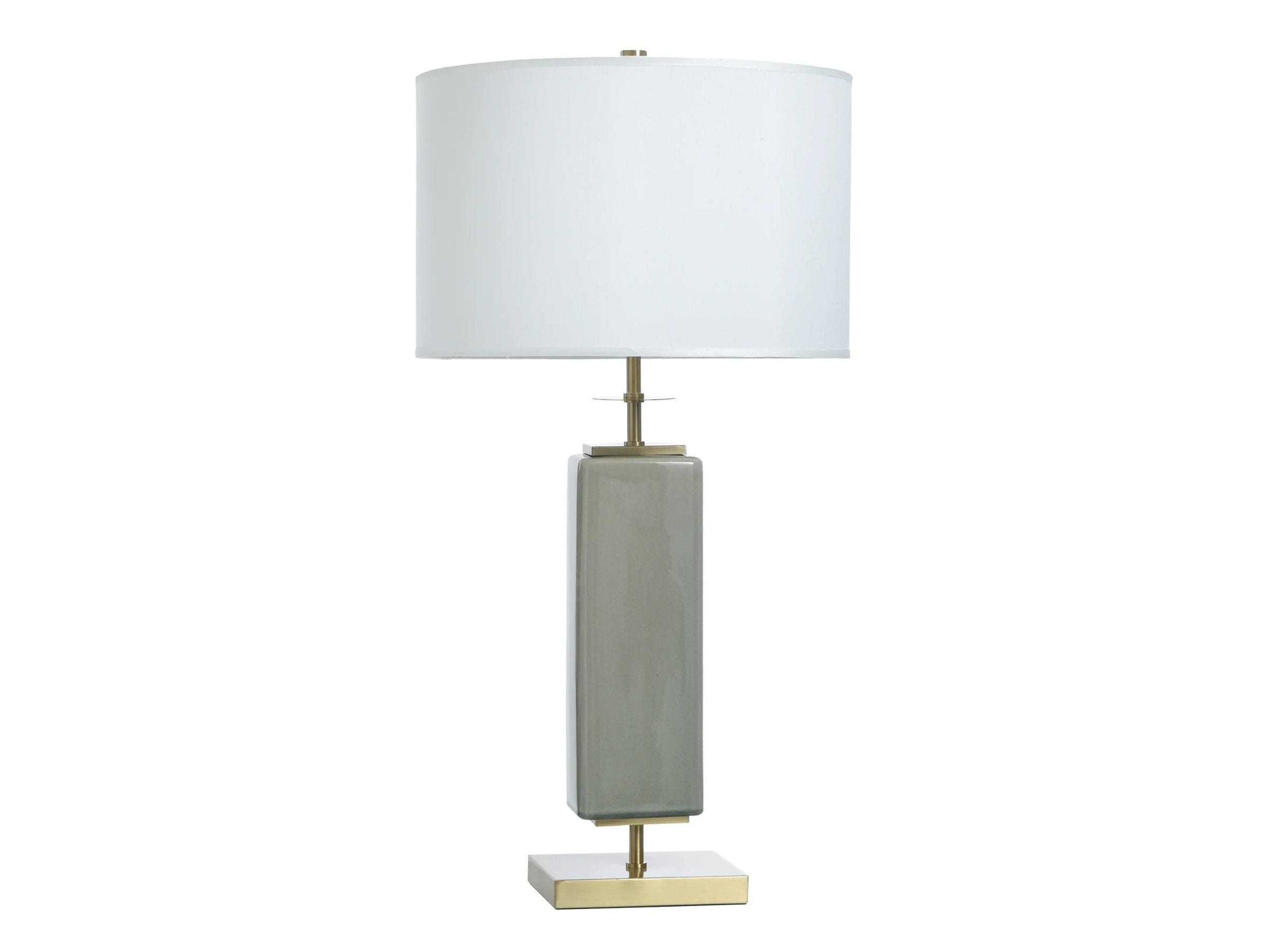 Olive Crackle Ceramic Table Lamp 30.5"H | Steinhafels