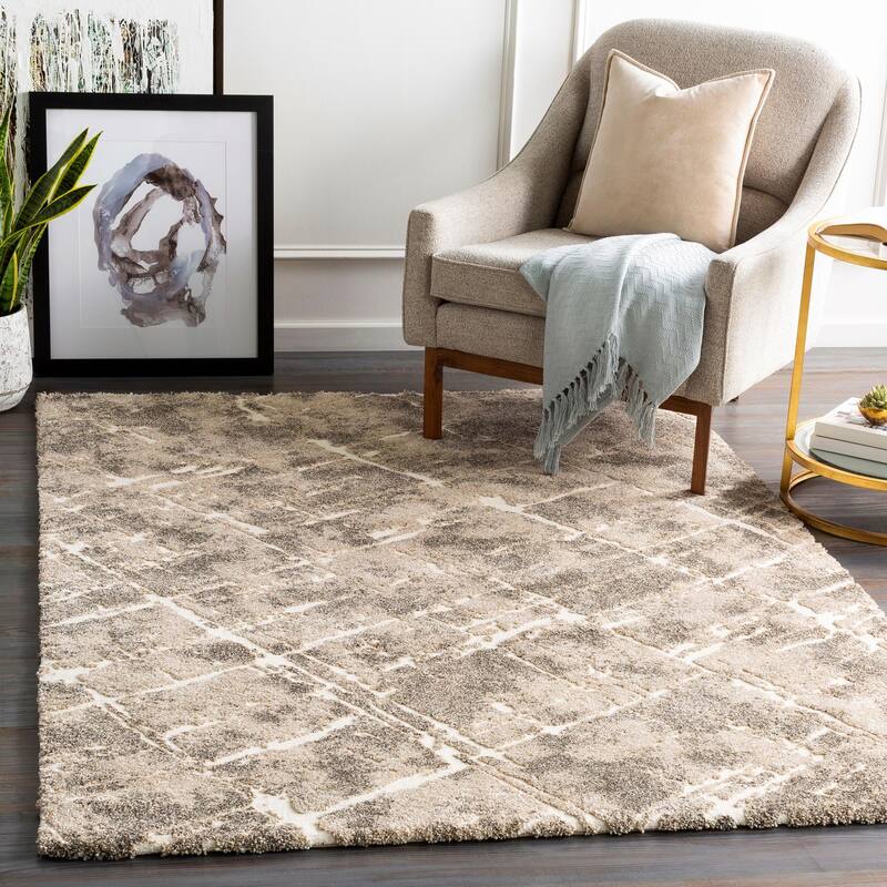 Tuscany Tan/Brown Area Rug 7'10"W x 10'3"L | Steinhafels