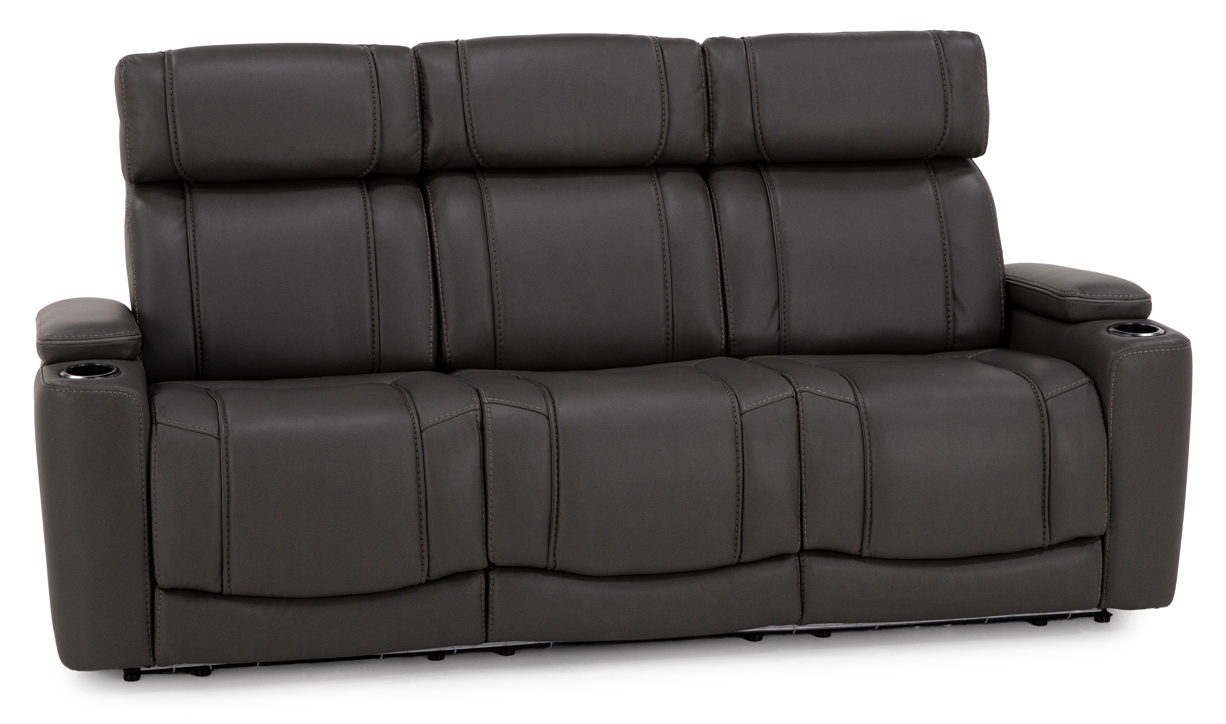 Encore Power Headrest Wall Saver Reclining Sofa With Drop Down Table ...