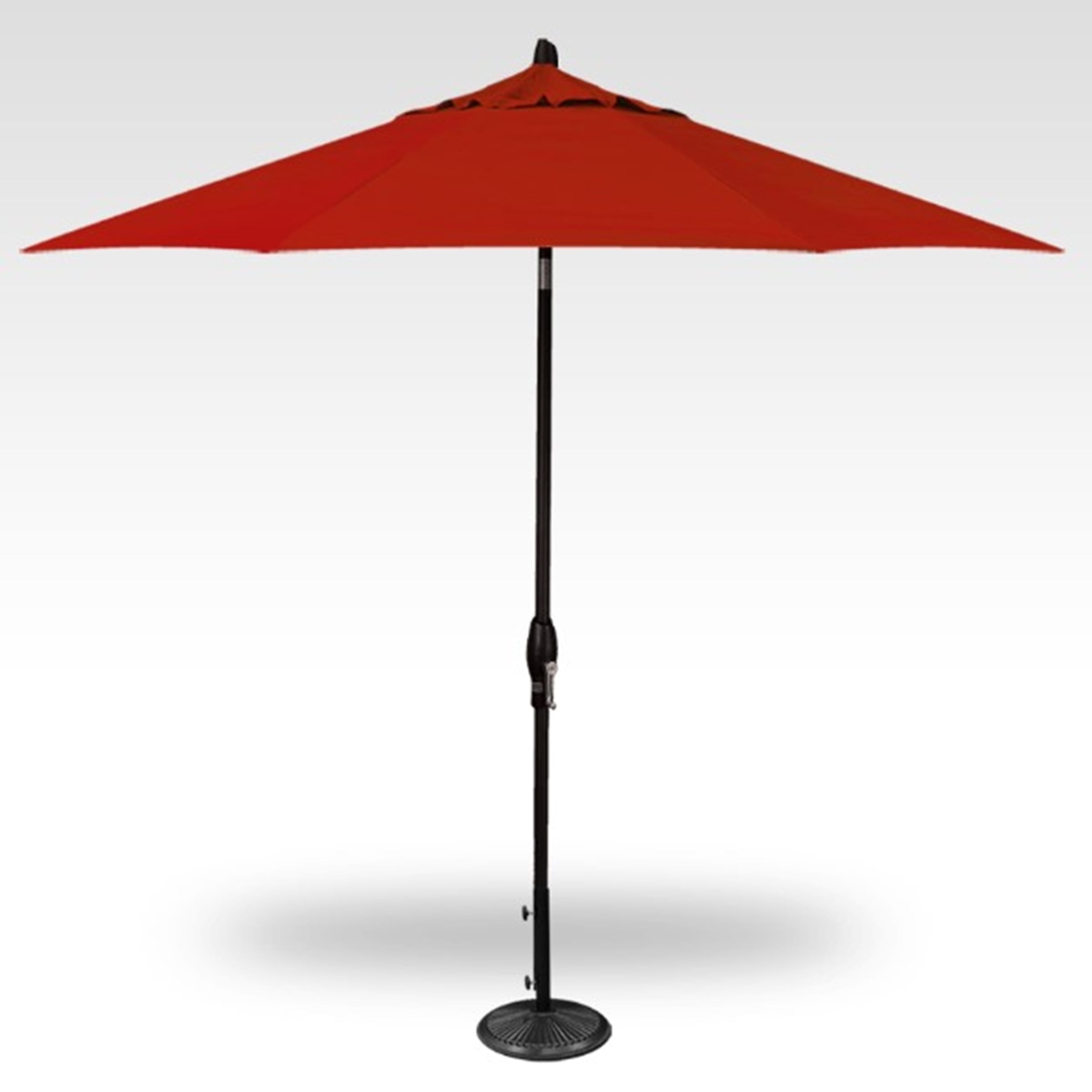 2-Pc 9' Auto Tilt Red Umbrella | Steinhafels