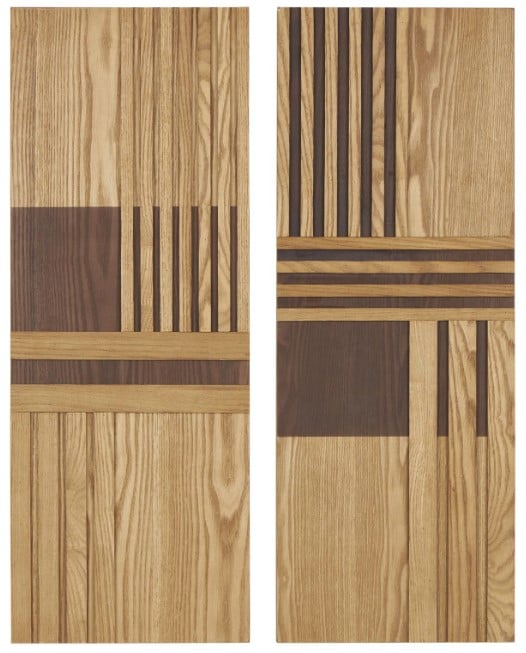 Set of 2 Wood Wall Panels 12"W x 32"H | Steinhafels