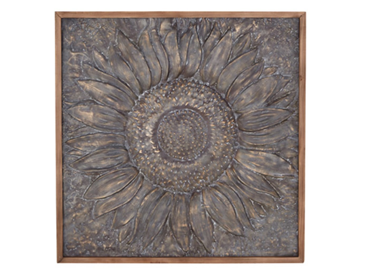Metal Sunflower Art 39"W x 39"H | Steinhafels