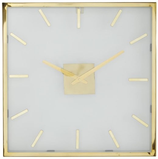 Gold Wall Clock 20"W x 20"H | Steinhafels