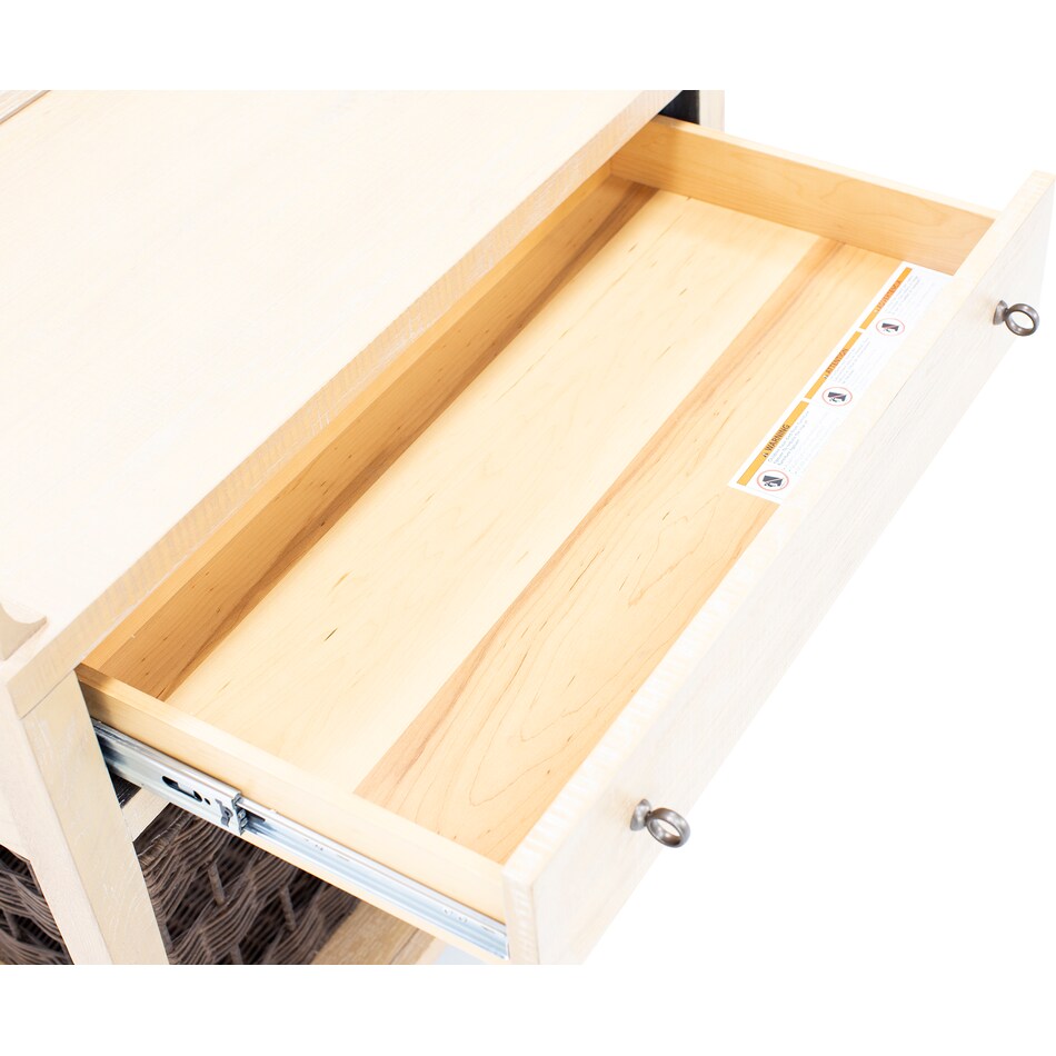 Modern Farmhouse One Drawer Nightstand | Steinhafels